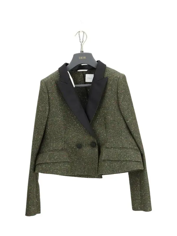 Dior Tweed Light Jacket - Green