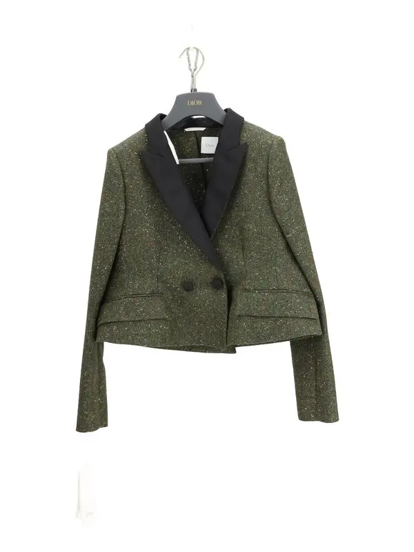 Dior Tweed Light Jacket - Green