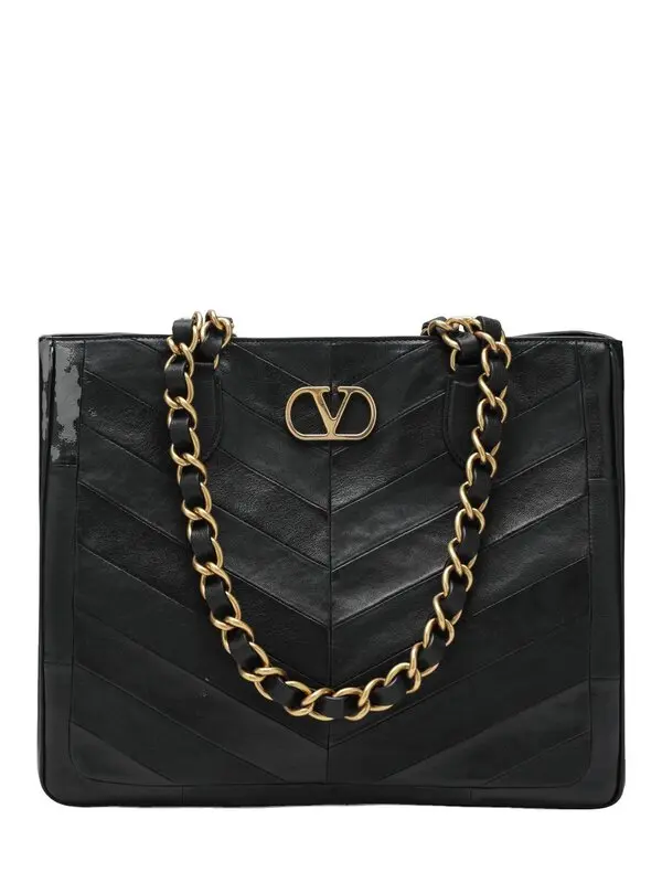 Valentino Garavani Laseine Shopping Bag - Black