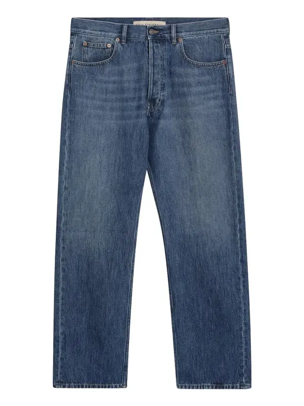Valentino Garavani Cotton Denim Jeans - Blue