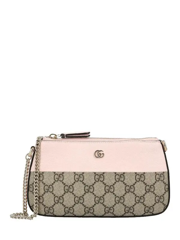 Gucci Gg Supreme Canvas Shoulder Bag - Cream