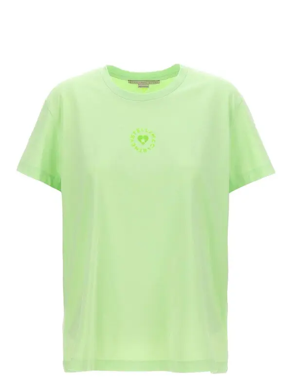 Stella McCartney Iconic Mini Heart' T-shirt - Green