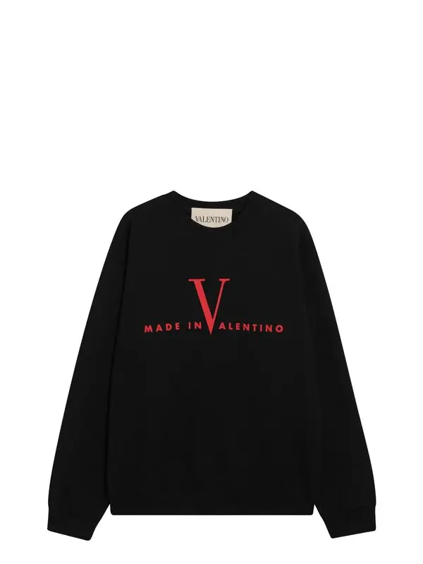 Valentino Garavani Made In Sweatshirt - Black