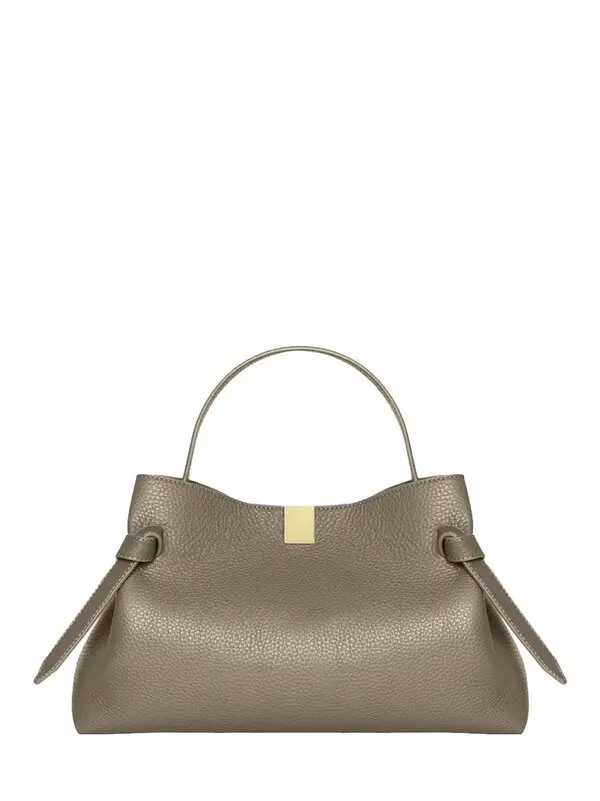 Yuzefi Gyoza Leather Handbag - Cream