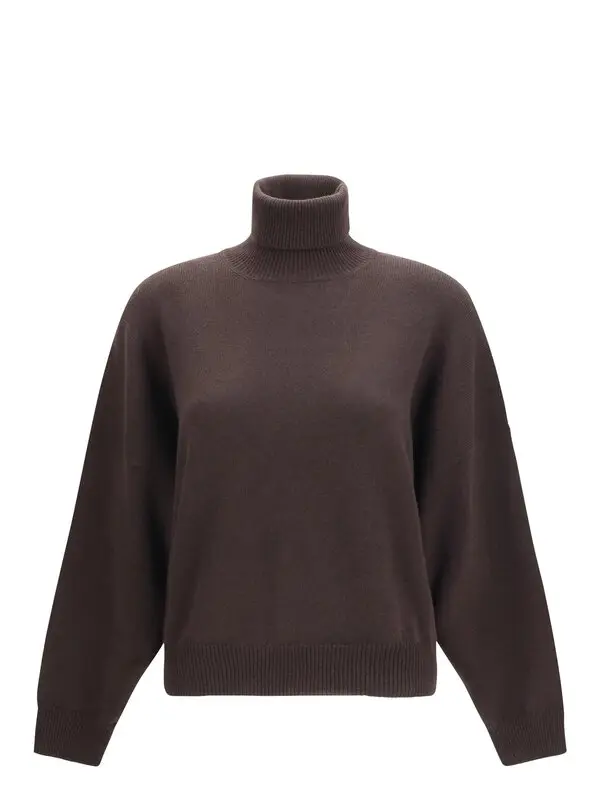 Brunello Cucinelli Cashmere Turtleneck Sweater - Brown