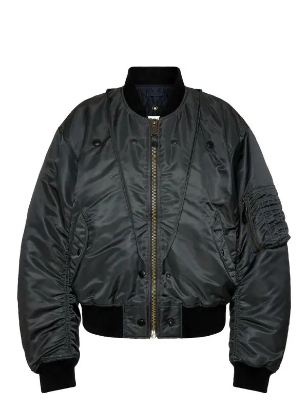 MAISON MARGIELA Nylon Bomber Jacket - Multicolor