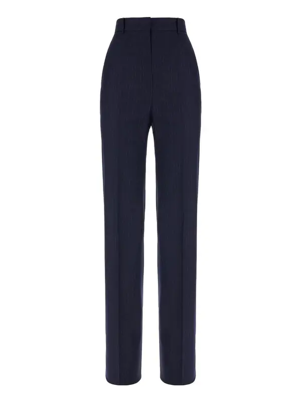 Max Mara Pinstriped Trousers - Multicolor