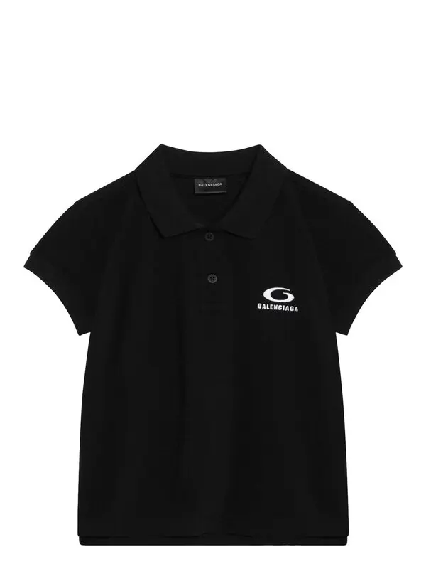 Balenciaga Laurel Classic Polo - Black
