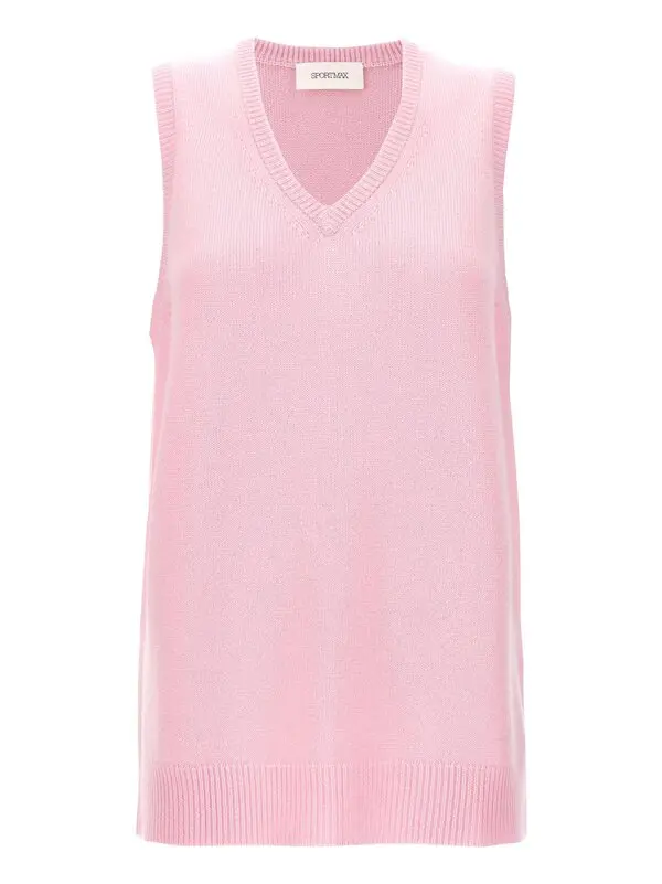 Sportmax Gimmy' Vest - Pink