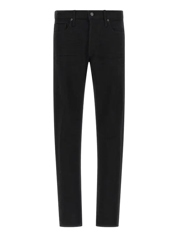 TOM FORD Straight Leg Denim Jeans - Black