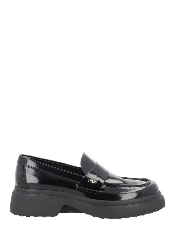 TOD'S Mocassino In Pelle Spazzolata - Black