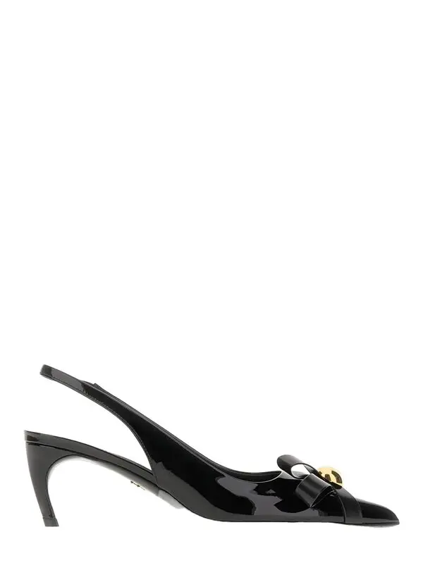 FERRAGAMO Glossed Slingback Pumps - Multicolor