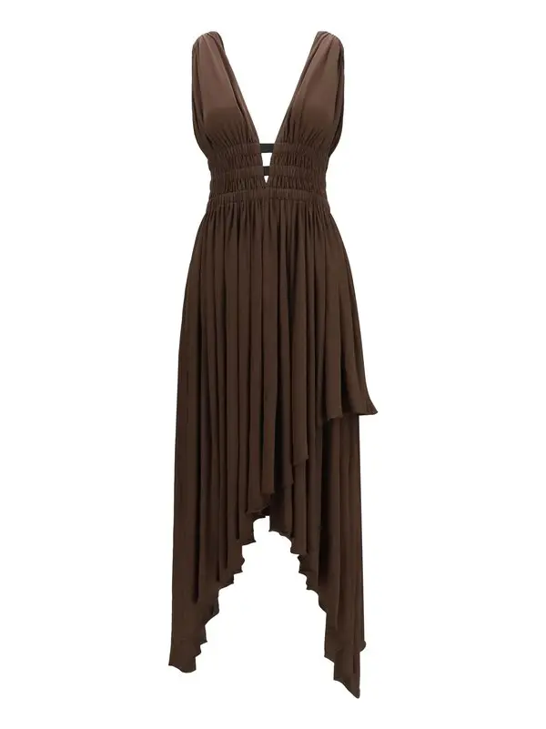 Alaïa Deesse Dress - Brown