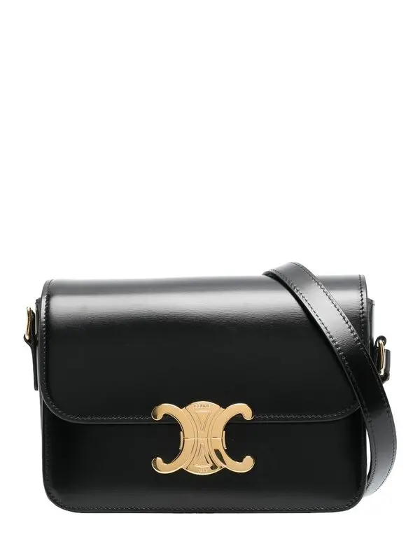 Celine Triomphe Teen Leather Shoulder Bag - Multicolor