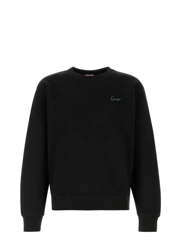 Kenzo Cotton Sweatshirt - Black