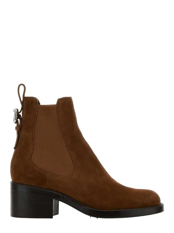 Chloé Suede Dakota Ankle Boots - Brown