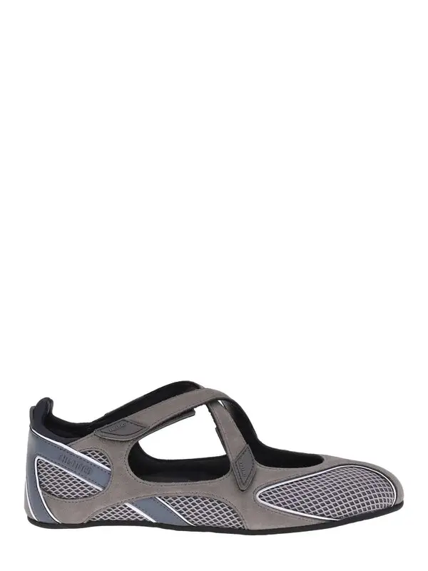 Attico Nomad Ballerinas - Gray