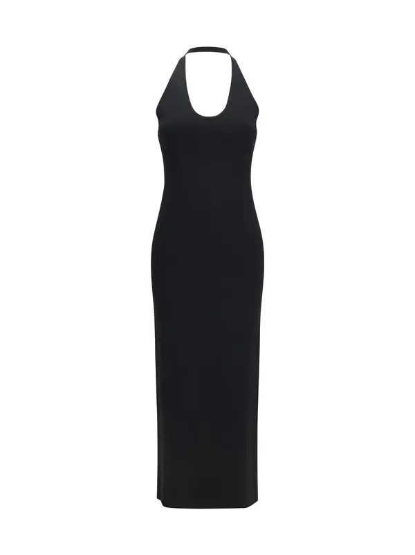 TOTEME Halter-neck Knit Dress - Black