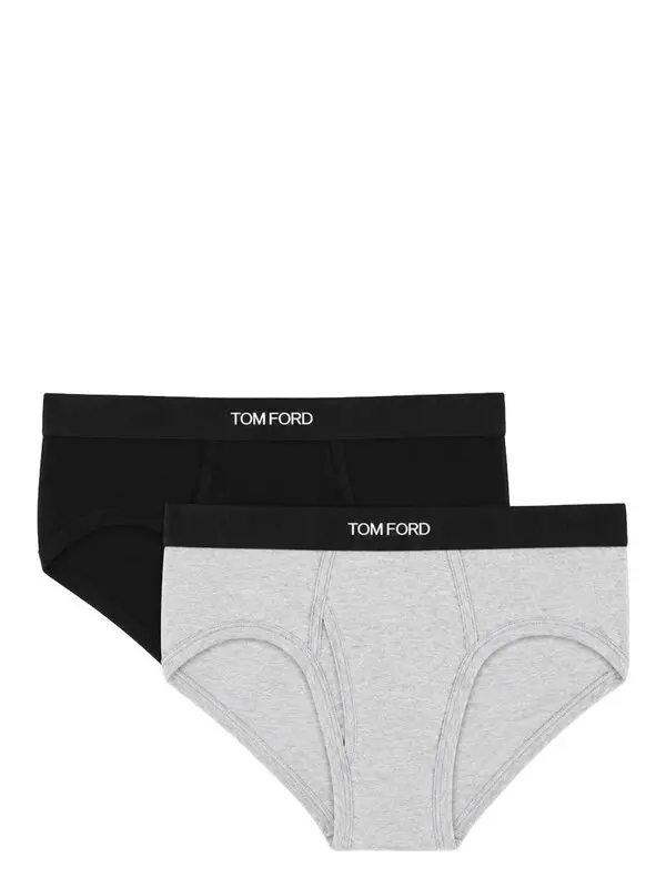 TOM FORD Confenzione Da Due Slip - Black