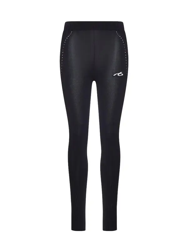 Balenciaga Techwear Leggings In Sports Mesh - Black