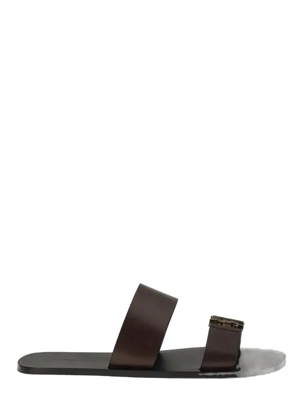 Saint Laurent Babylone Sandals - Brown