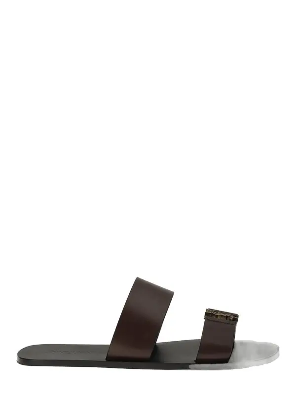 Saint Laurent Babylone Sandals - Brown