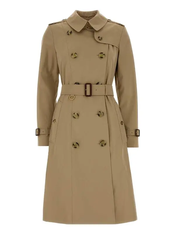 Burberry Twill Trench Coat - Brown