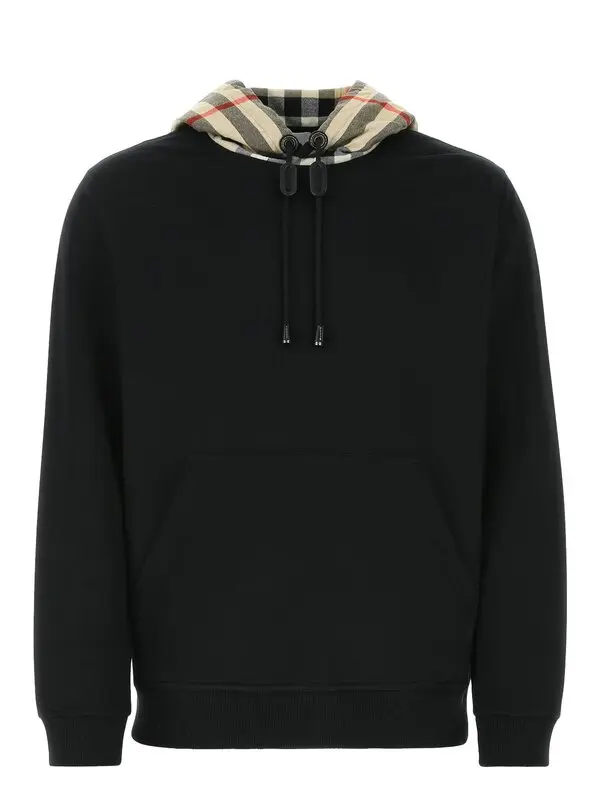 Burberry Cotton Sweatshirt - Black