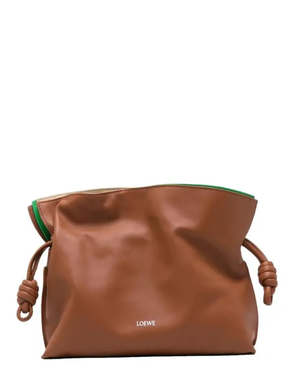 Loewe Flamenco Medium Leather Clutch - Multicolor