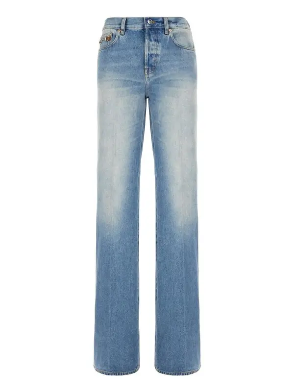 Gucci Straight Leg Jeans - Multicolor