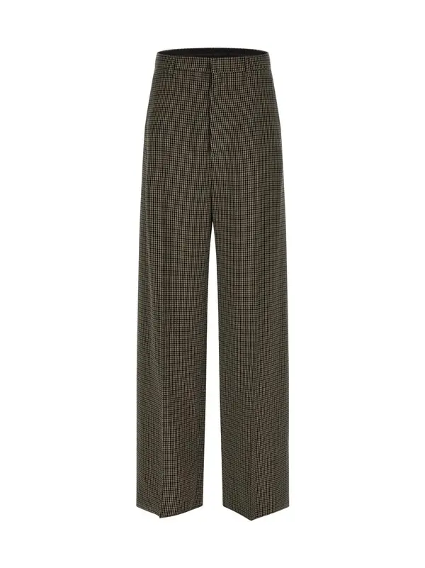 Balenciaga Large Tailored' Pants - Brown