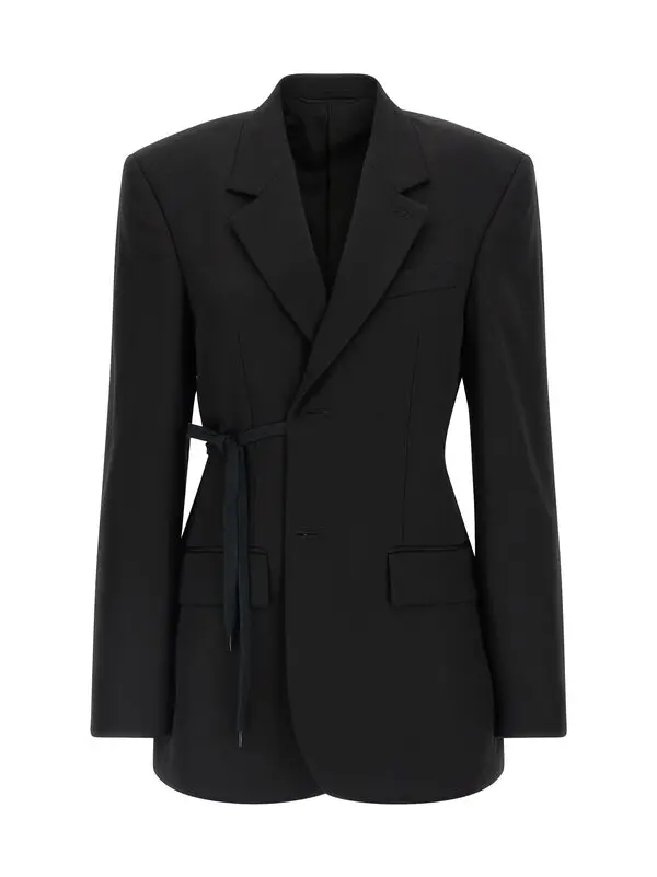 Balenciaga Wrap Tailored' Blazer - Black