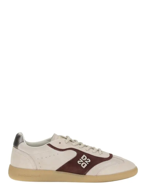Dsquared2 Leather Sneakers - Cream