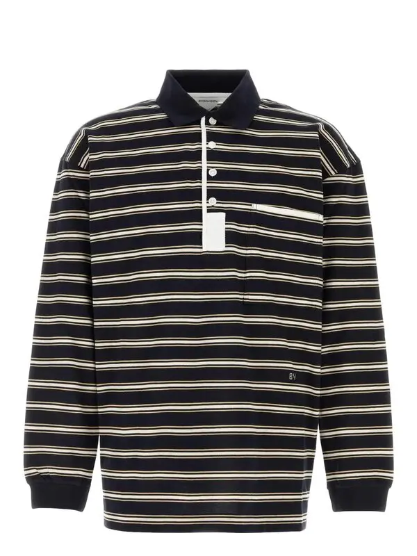 Bottega Veneta Embroidered Piquet Oversize Polo Shirt - Multicolor