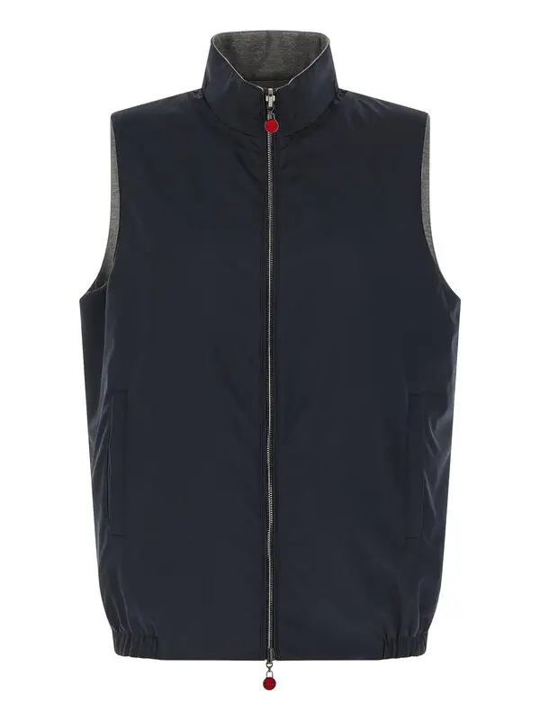 Kiton Nylon Vest - Blue
