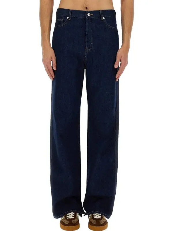Gucci Dark Wash Denim Pants - Blue