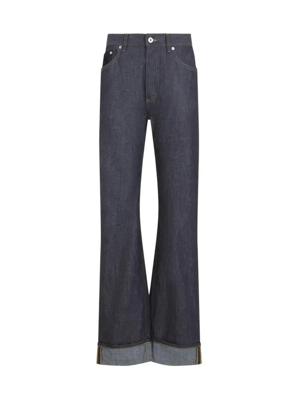 Bottega Veneta Intrecciato Pocket Jeans - Blue