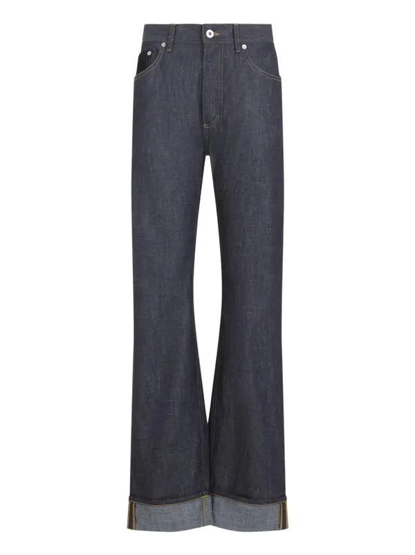 Bottega Veneta Intrecciato Pocket Jeans - Blue