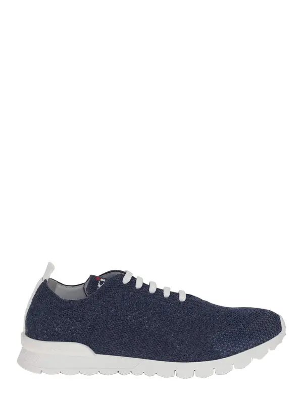Kiton Fabric Sneakers - Blue