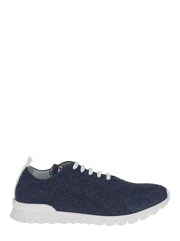 Kiton Fabric Sneakers - Blue