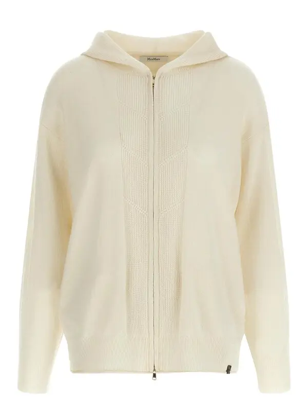Max Mara Mxpcrusca Cashmere Cardigan - White