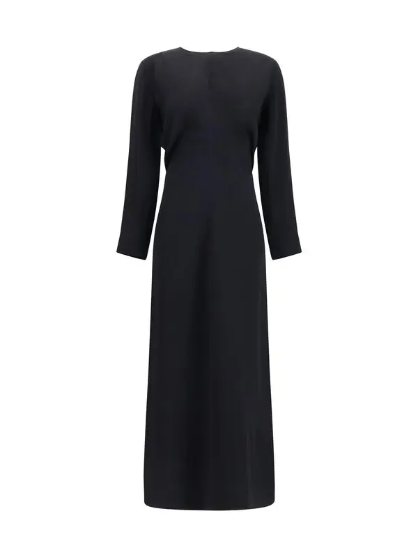 TOTEME Long-sleeve Low-waist Dress - Black