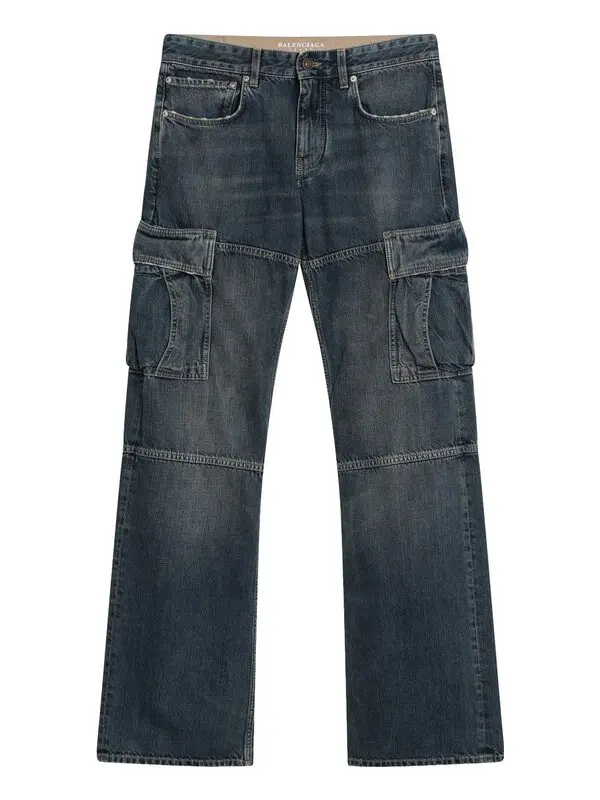 Balenciaga Cargo Jeans - Blue