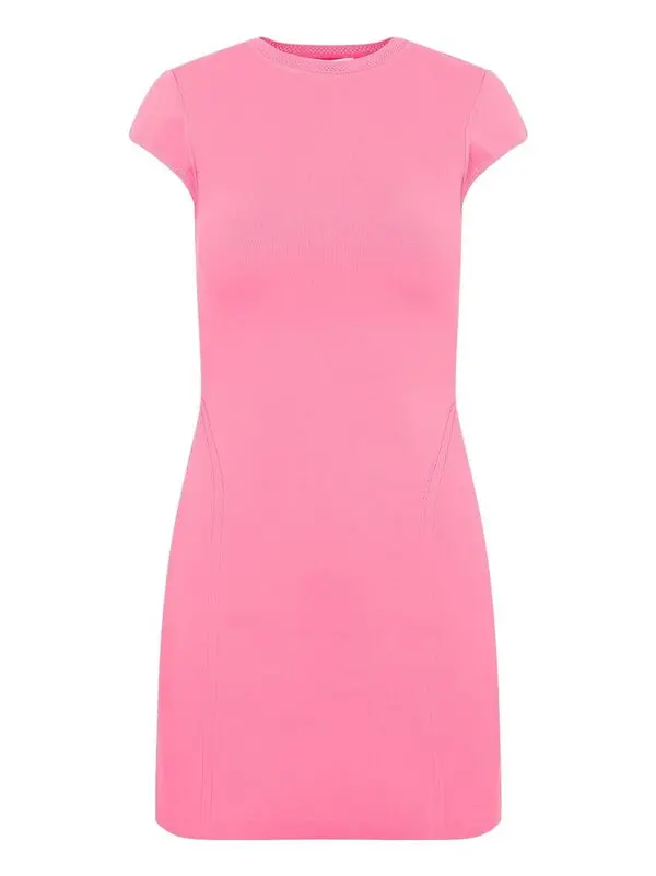 Victoria Beckham Cap Sleeve Fitted Mini Dress - Multicolor