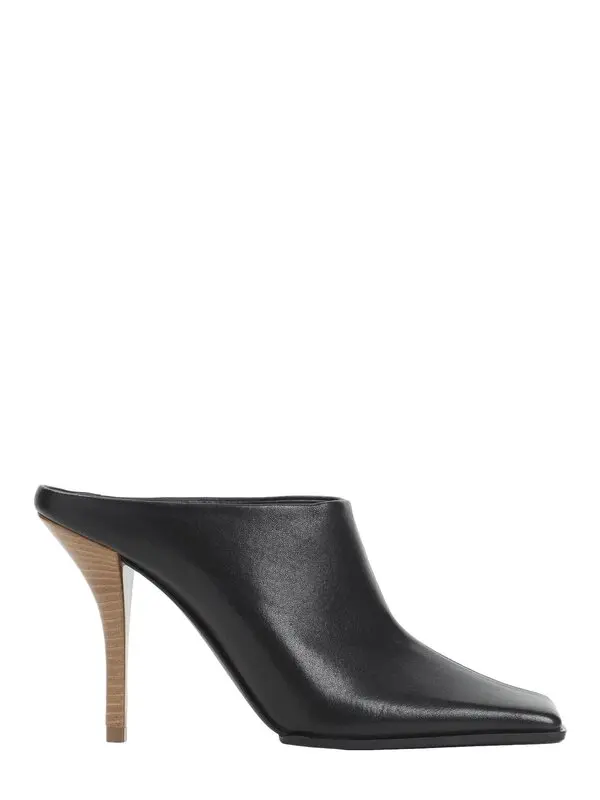 Alaïa Leather Mules - Black