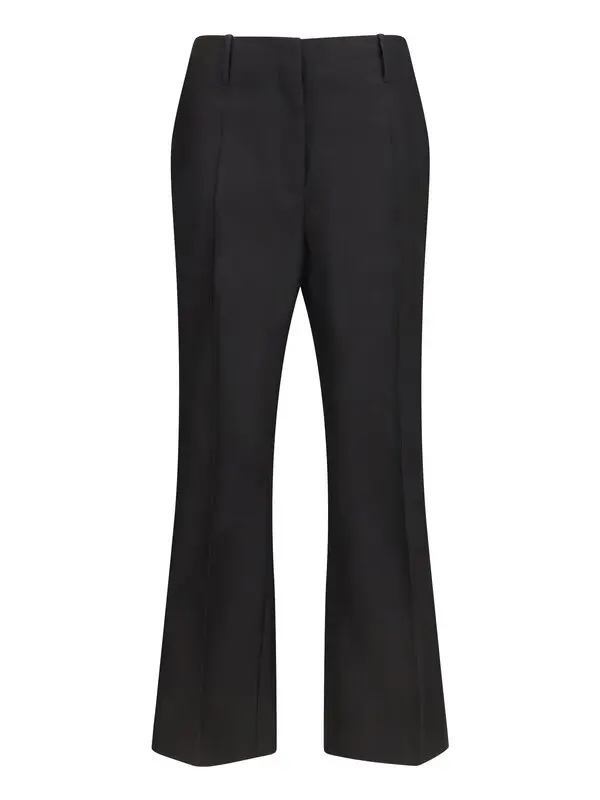 Dries Van Noten Cropped Tailored Pants - Black