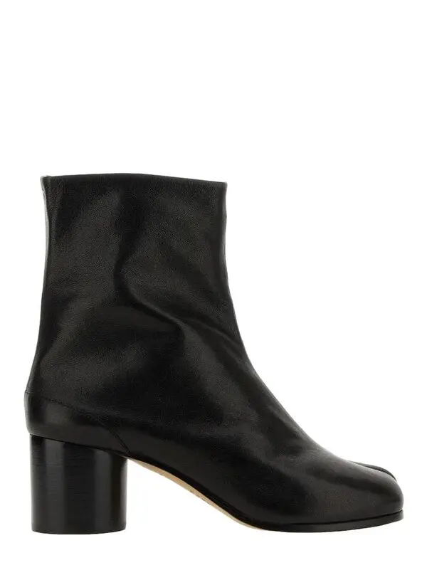 MAISON MARGIELA Tabi Leather Boots - Black