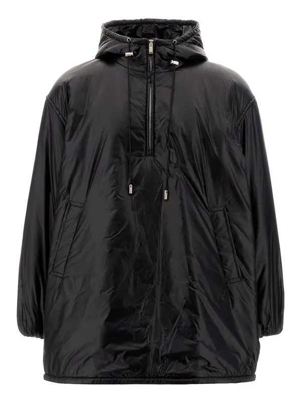 Saint Laurent Hooded Quilted Anorak - Multicolor