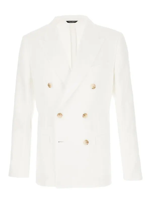 Dolce & Gabbana Double Breasted Blazer - Multicolor