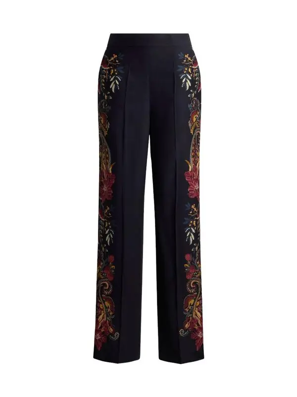 Etro Silk Trousers - Multicolor